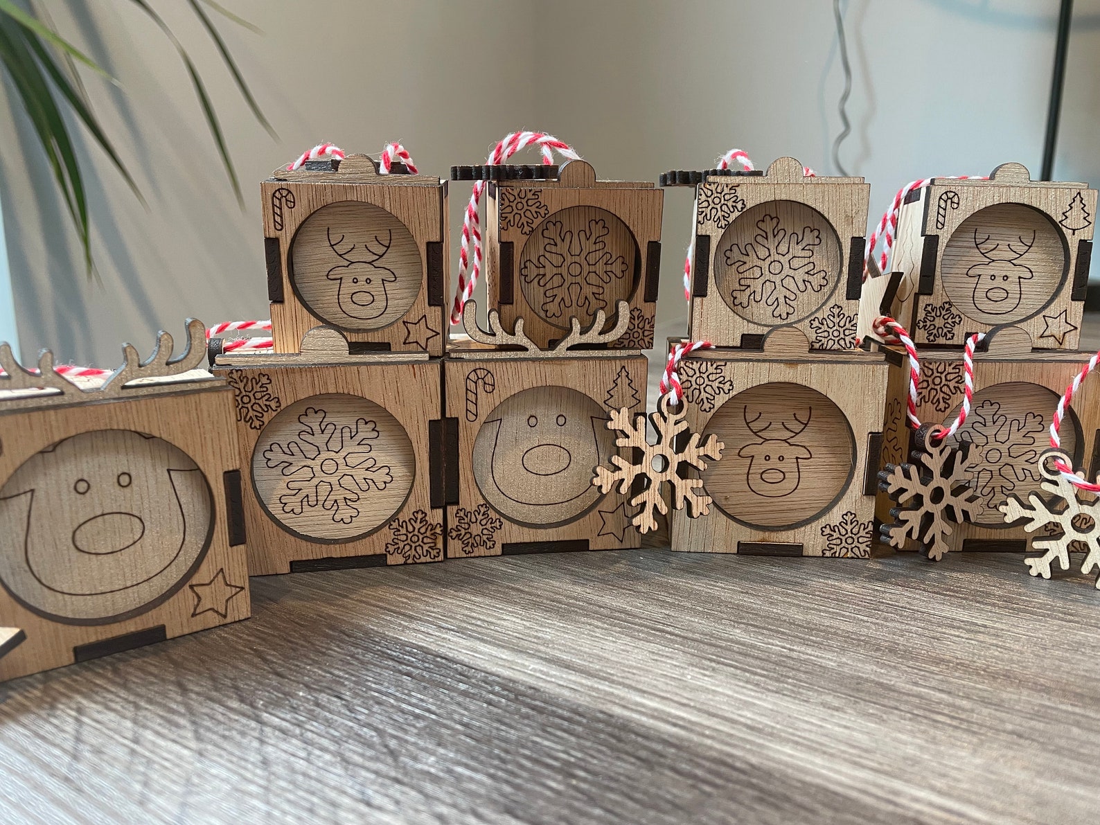 Christmas Advent Calendar Box Set SVG, 3 Sizes, Various Designs, Tags ...