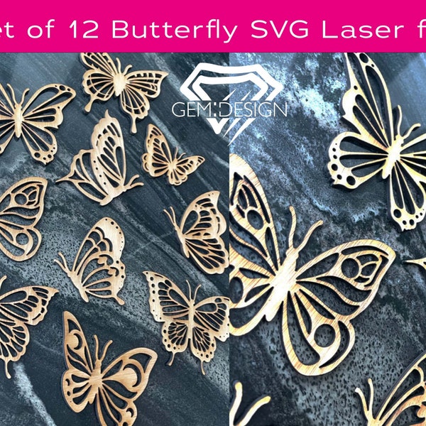 Butterfly 2d Svg - Etsy