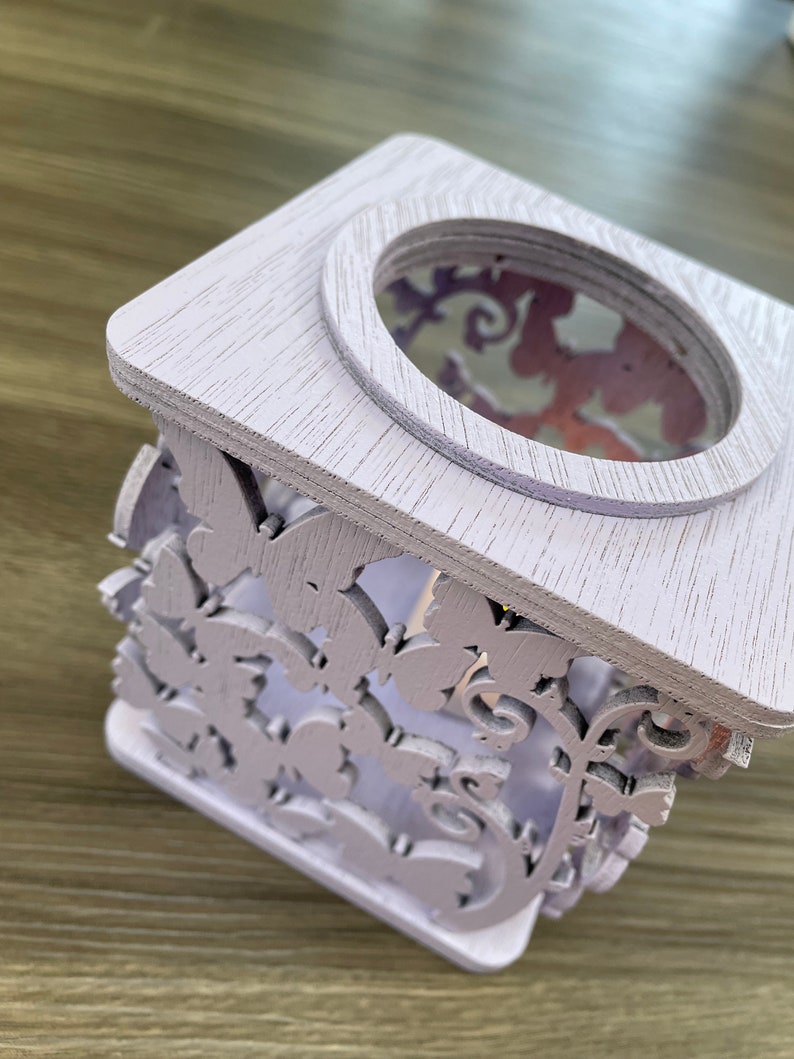 Butterfly Lantern SVG File 3mm 1/8inch Butterfly Tealight - Etsy