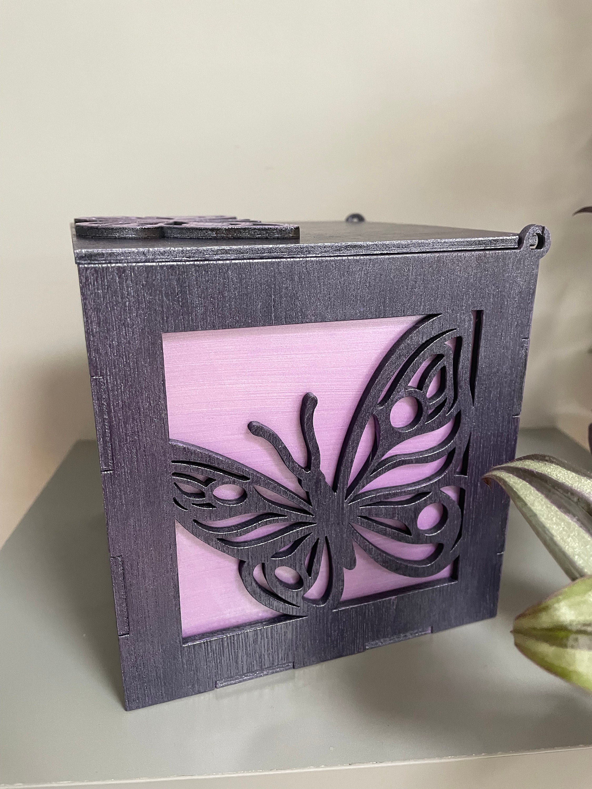 3D Butterfly Hinged Money Box SVG File 3mm 1/8inch - Etsy UK