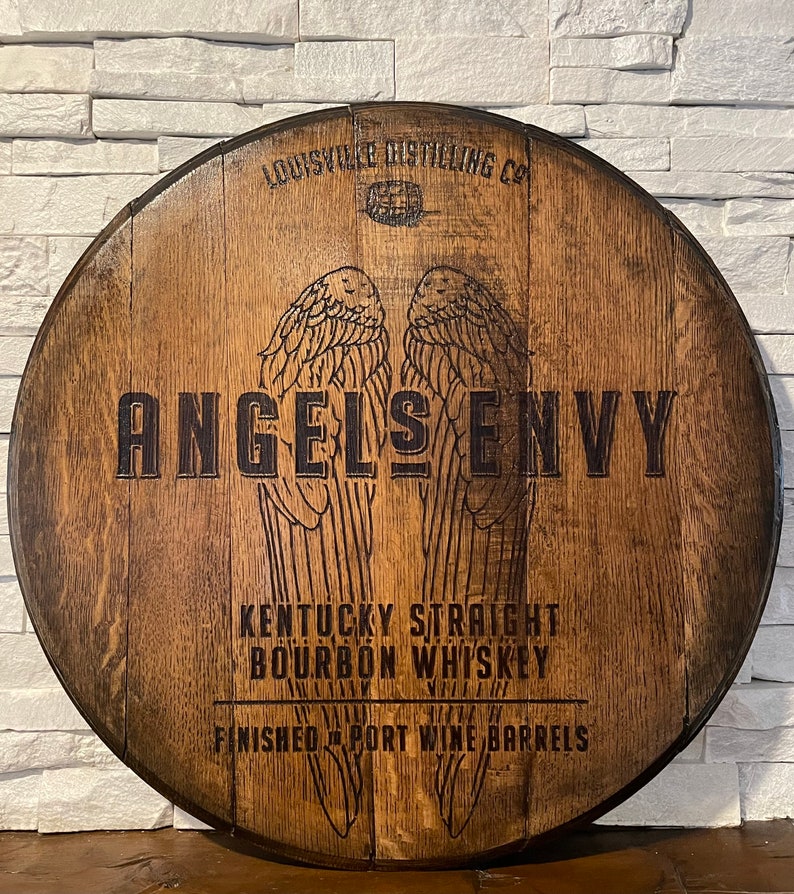 Angels Envy Bourbon Laser Engraved Barrel Head - Etsy