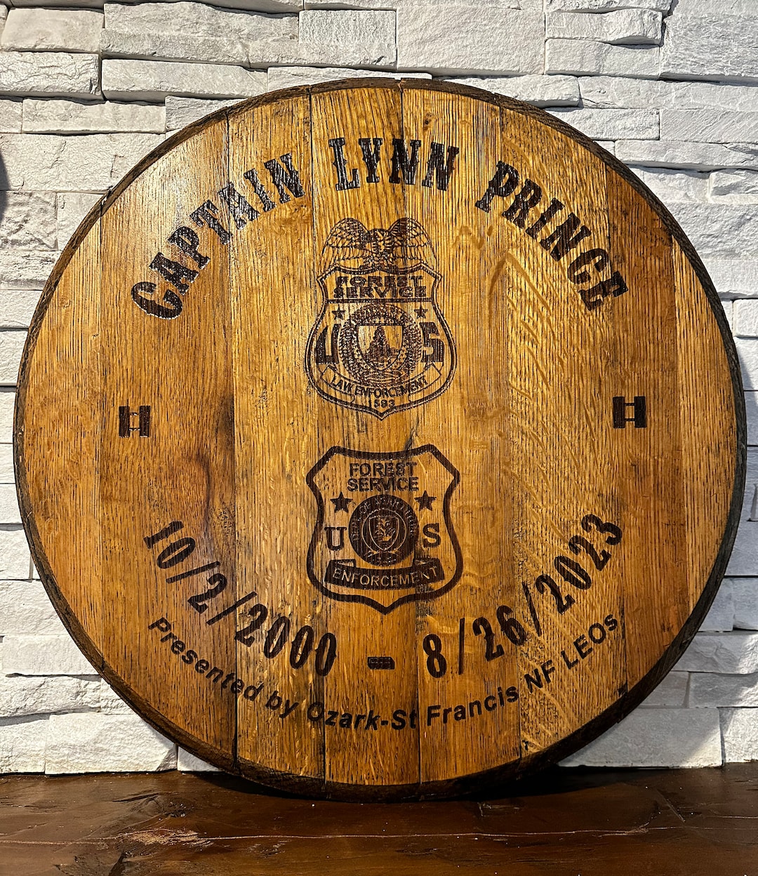 Custom Military, Service Award or Recognition Gift Bourbon/whiskey ...