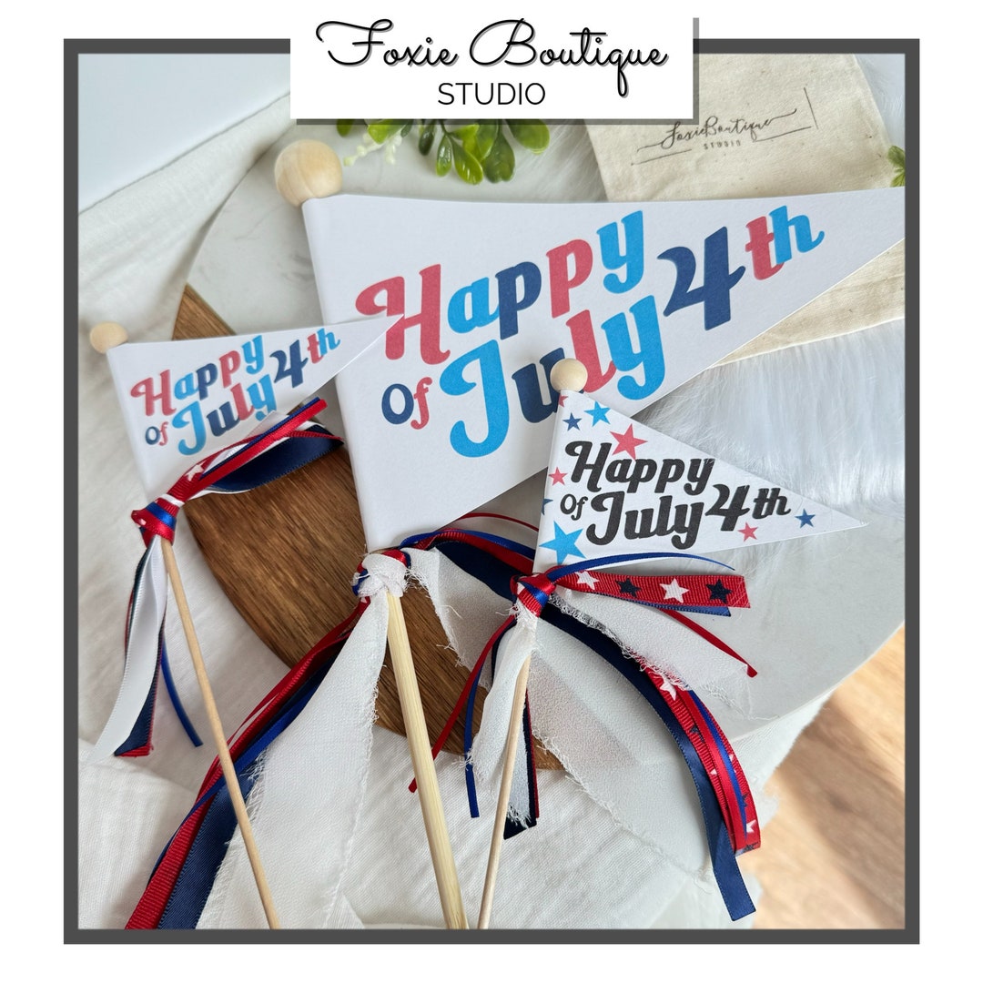 4th of July Pennant Flag,pennant Flag,4th of July Pennant Flag,4th of ...