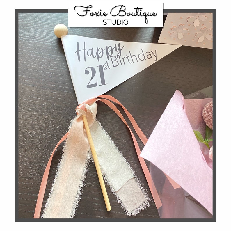 Happy Birthday Pennant Flag, Birthday Party, Pennant Flags, Birthday ...