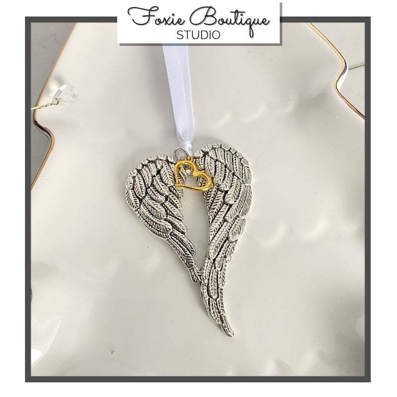 Angel Wings Ornament - Etsy