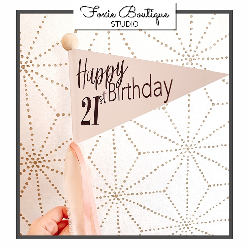 Happy Birthday Pennant Flag, Birthday Party, Pennant Flags, Birthday ...