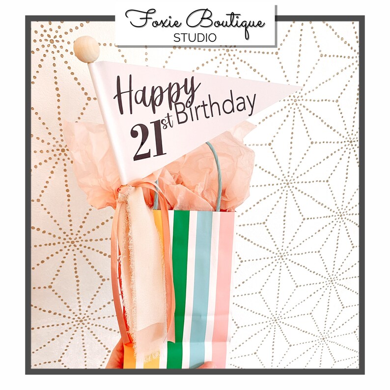 Happy Birthday Pennant Flag, Birthday Party, Pennant Flags, Birthday ...