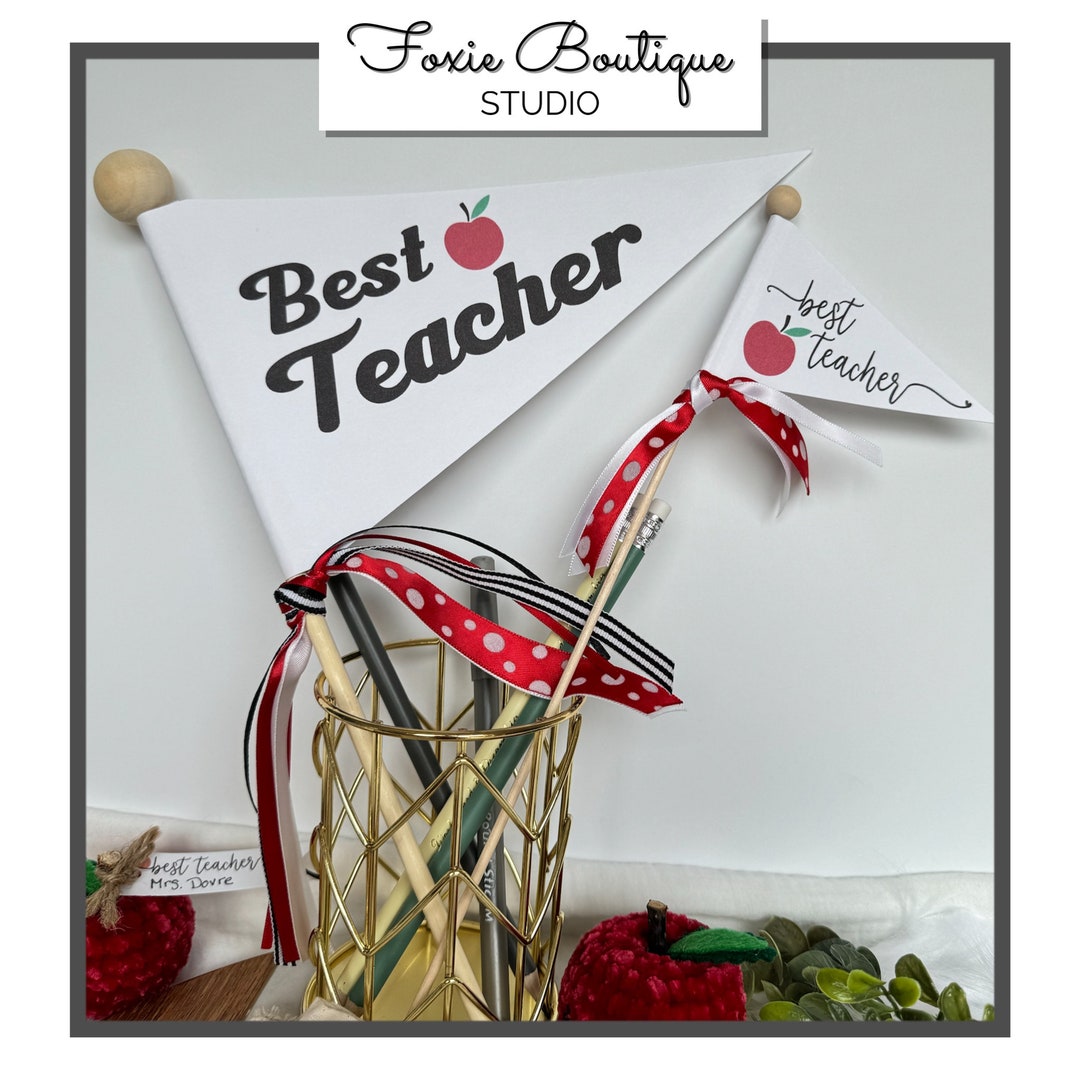 Teacher Pennant Flag,classroom Sign/decoration,teacher Sign,teacher ...