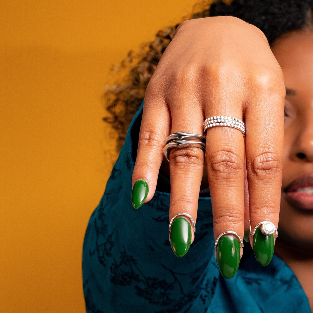 Sterling Silver Original Fingernail Ring - Etsy
