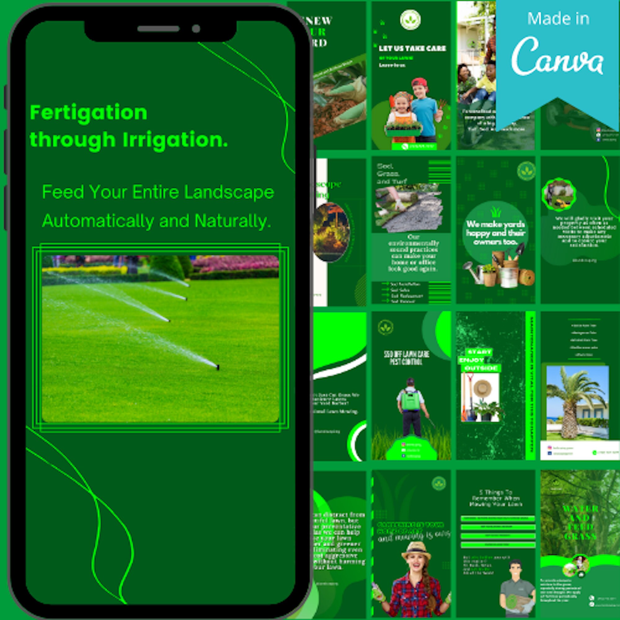 Landscaping Instagram Template - Etsy
