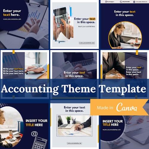 30 Accounting Instagram Post Canva Templates Accountant - Etsy