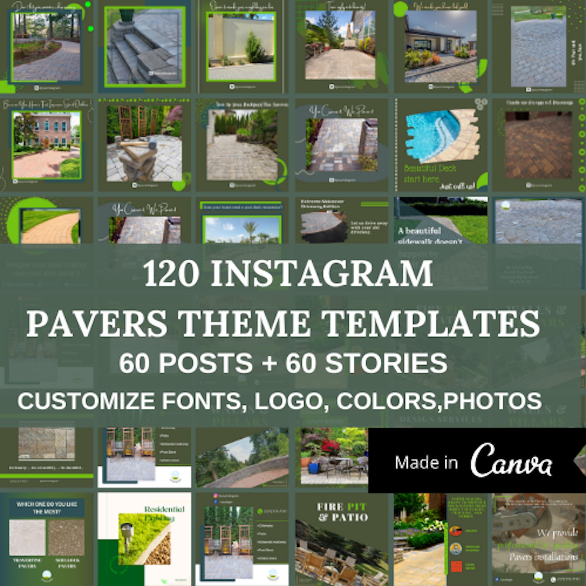 Pavers Instagram Template - Etsy