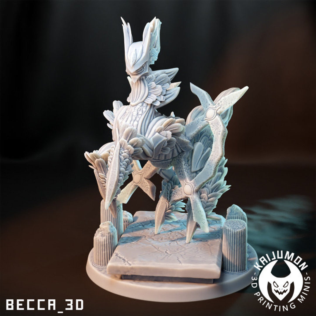 Kaijumon Ark God 3d Printed Miniature| Unpainted - Etsy