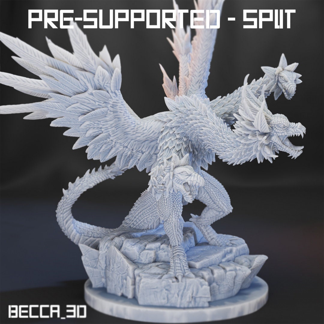 Kaijumon 3d Print Hydra Set - Etsy