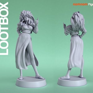 Ryoko Hakubi Tenchi Muyo Lootbox |sculpt by Nomnom Figures - Etsy