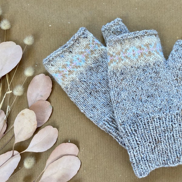 Fair Isle Mittens - Etsy