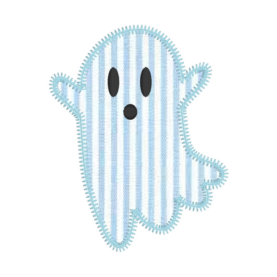 Ghost Applique Machine Embroidery Design, Applique Ghost Design, Quick ...