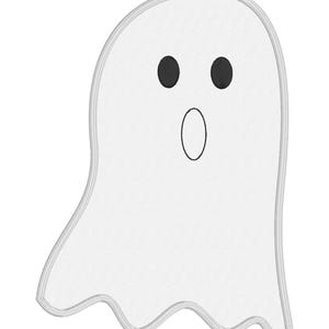 Ghost Applique Machine Embroidery Design, Satin Stitch (digital File ...