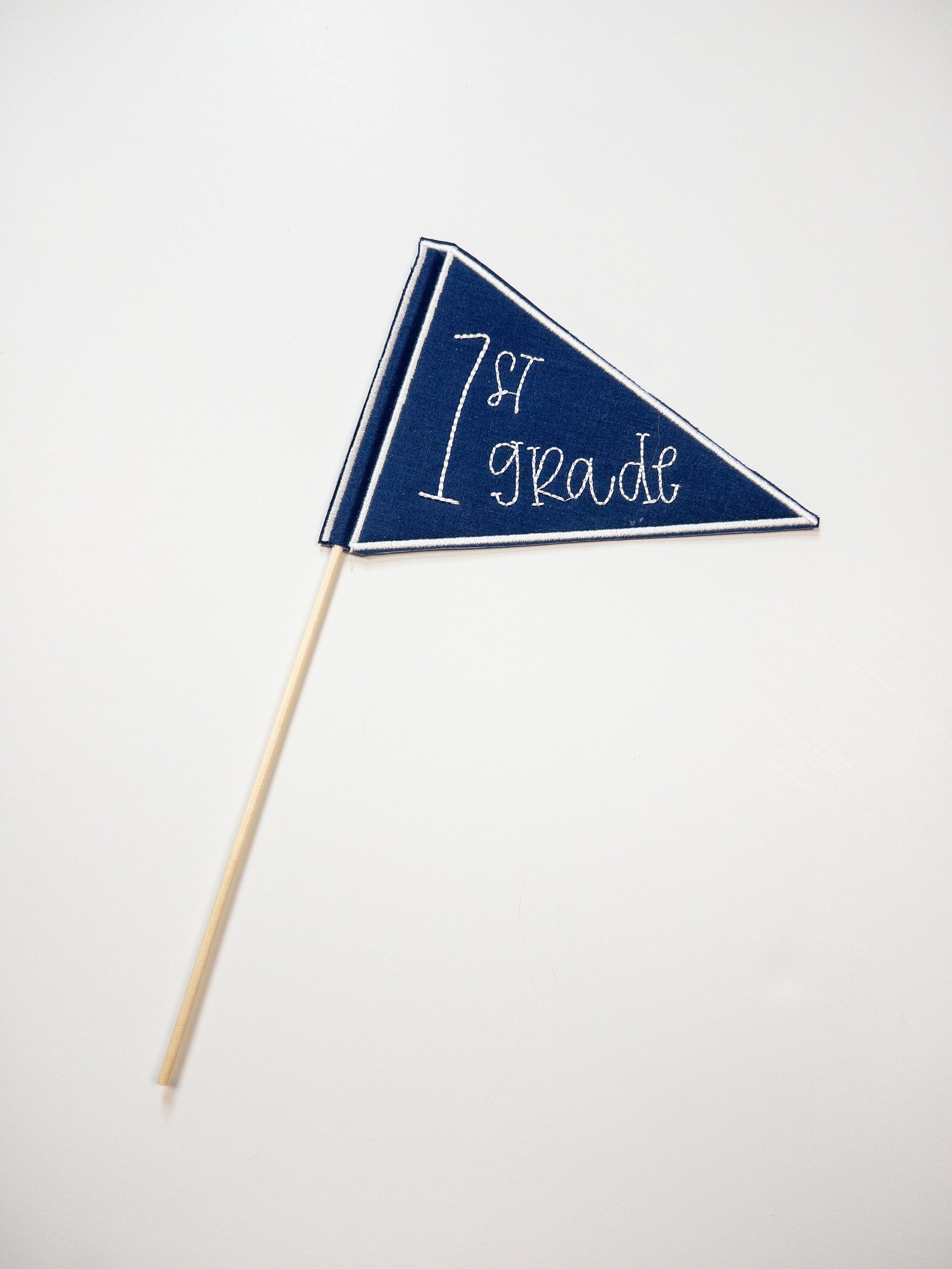 In the Hoop Pennant Flag Machine Embroidery Design, Simple ITH Pennant ...