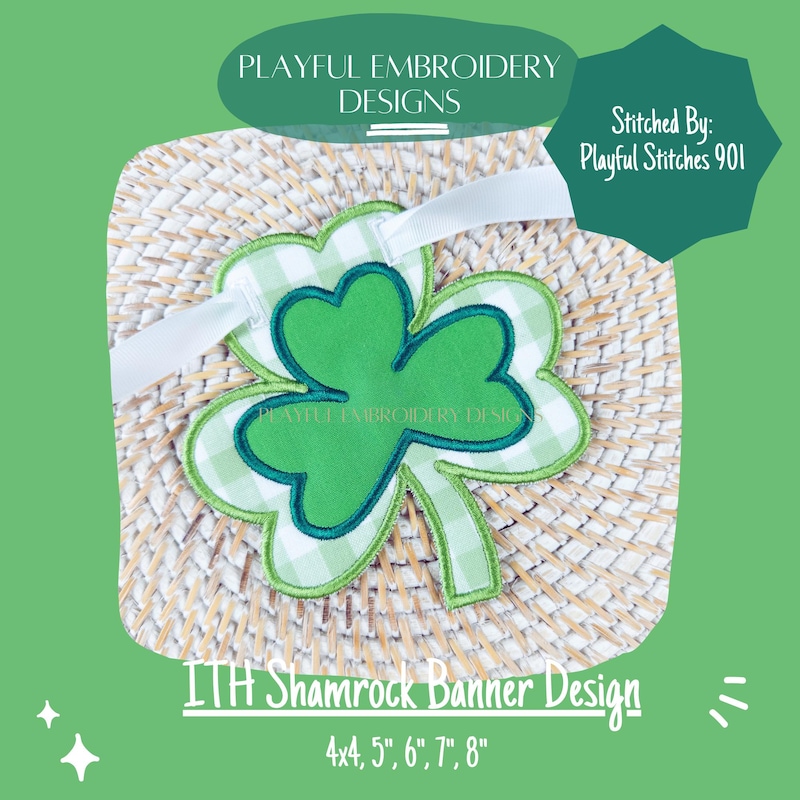 Shamrock Name Tags - Etsy