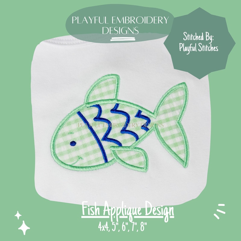 Fish Appliques - Etsy