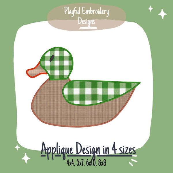 Duck Applique - Etsy