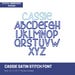 Cassie Satin Stitch Embroidery Font, Outline Design (BX Font) - Etsy