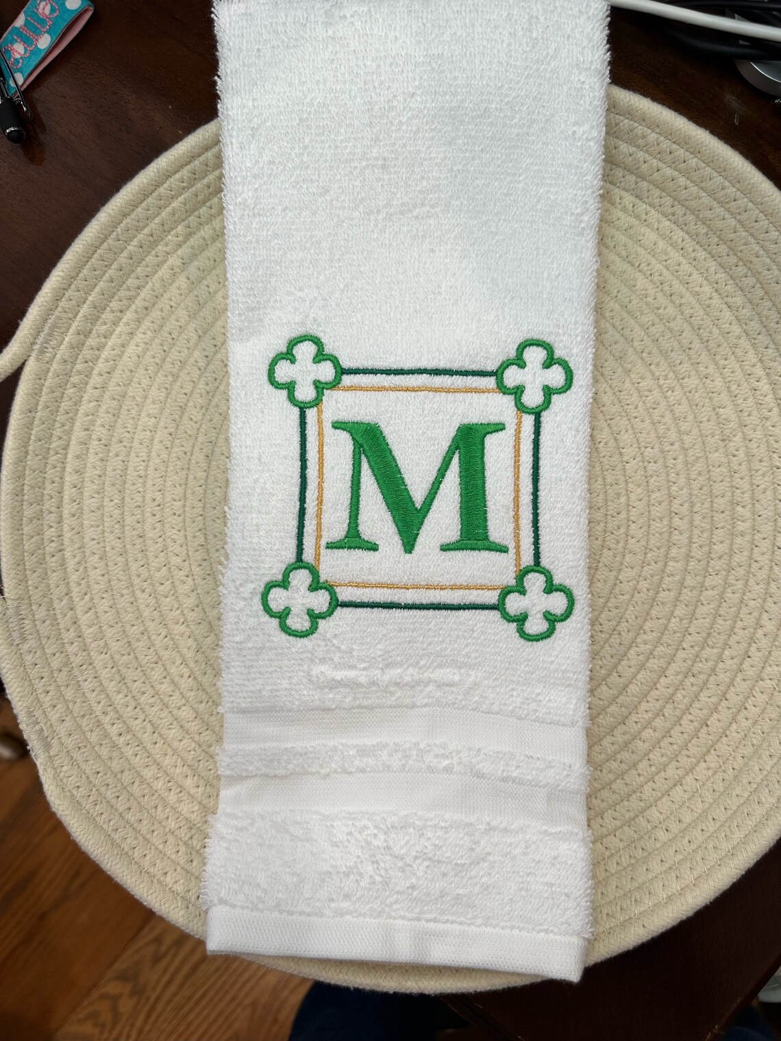 Shamrock Monogram Frame Machine Embroidery Design, St. Patrick's Day ...
