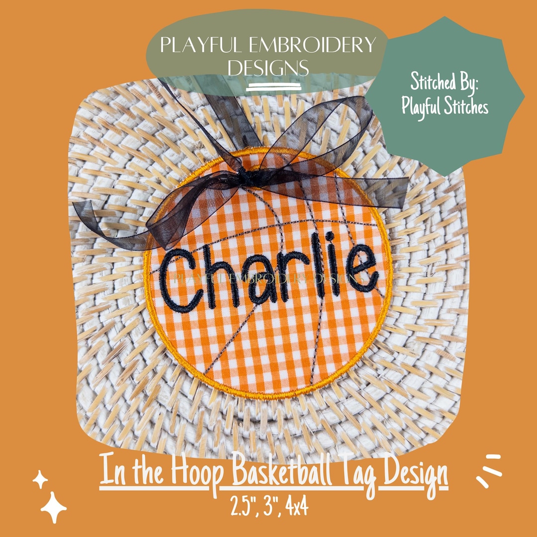 In the Hoop Basketball Bag Tag, ITH Basketball Project, in the Hoop ...