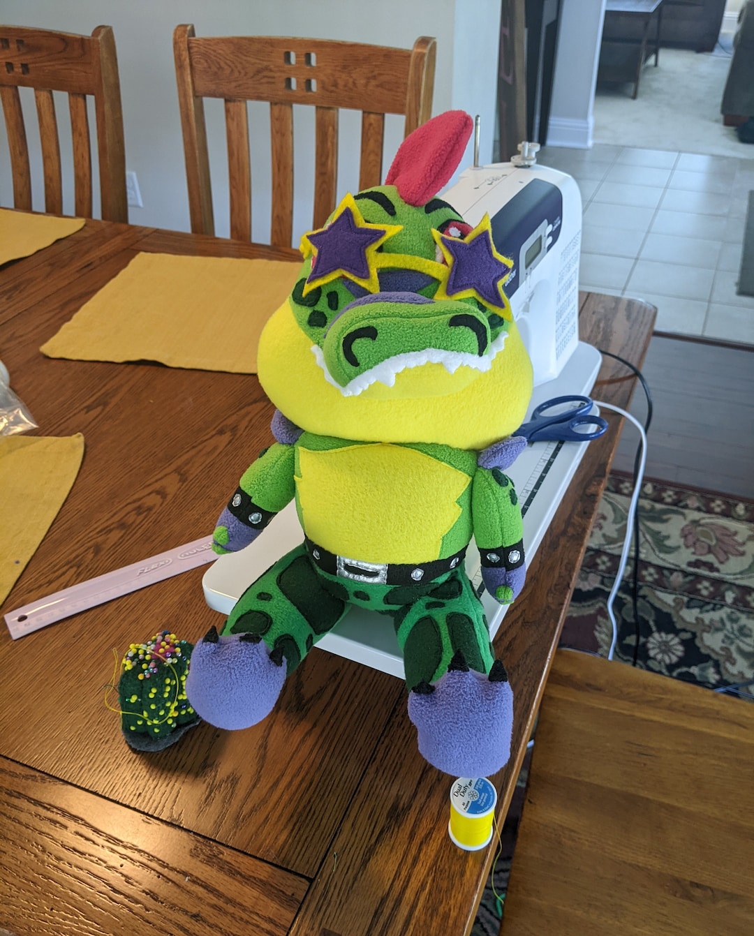 Animatronic Rock Star Gator PDF Plush PATTERN - Etsy