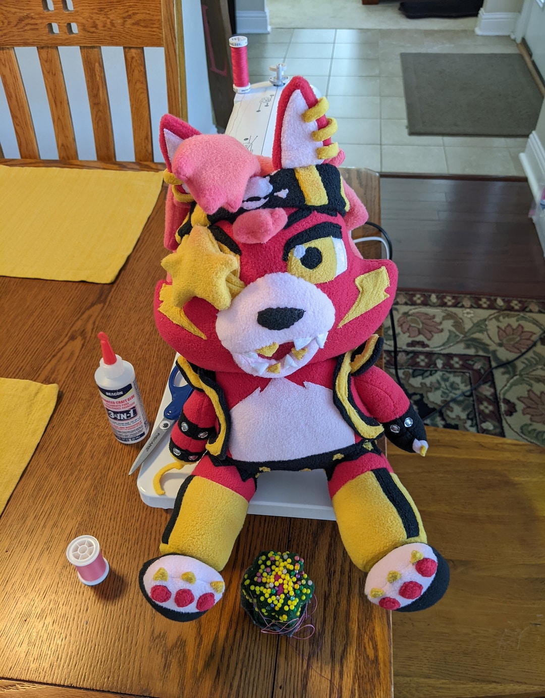 Animatronic Rock Star Fox Plush PATTERN Tutorial - Etsy