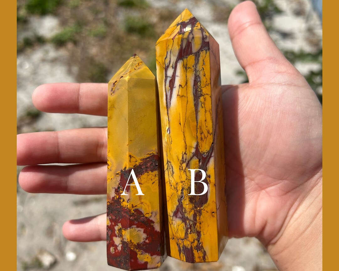 Mookaite Tower Your Choice of Quality Natural Crystal Point, Generator ...