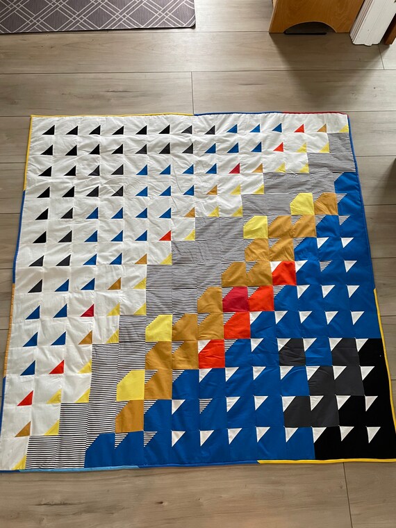 Primary Colors Baby Quilt - Etsy