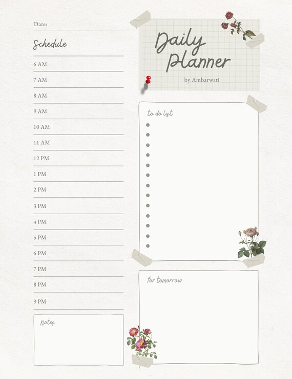 Plan your days and months with these beautiful and | Etsy