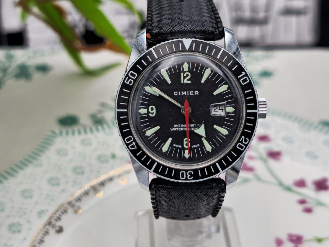 Vintage Cimier Swiss Diving Watch Swiss Made Circa 1970s - Etsy