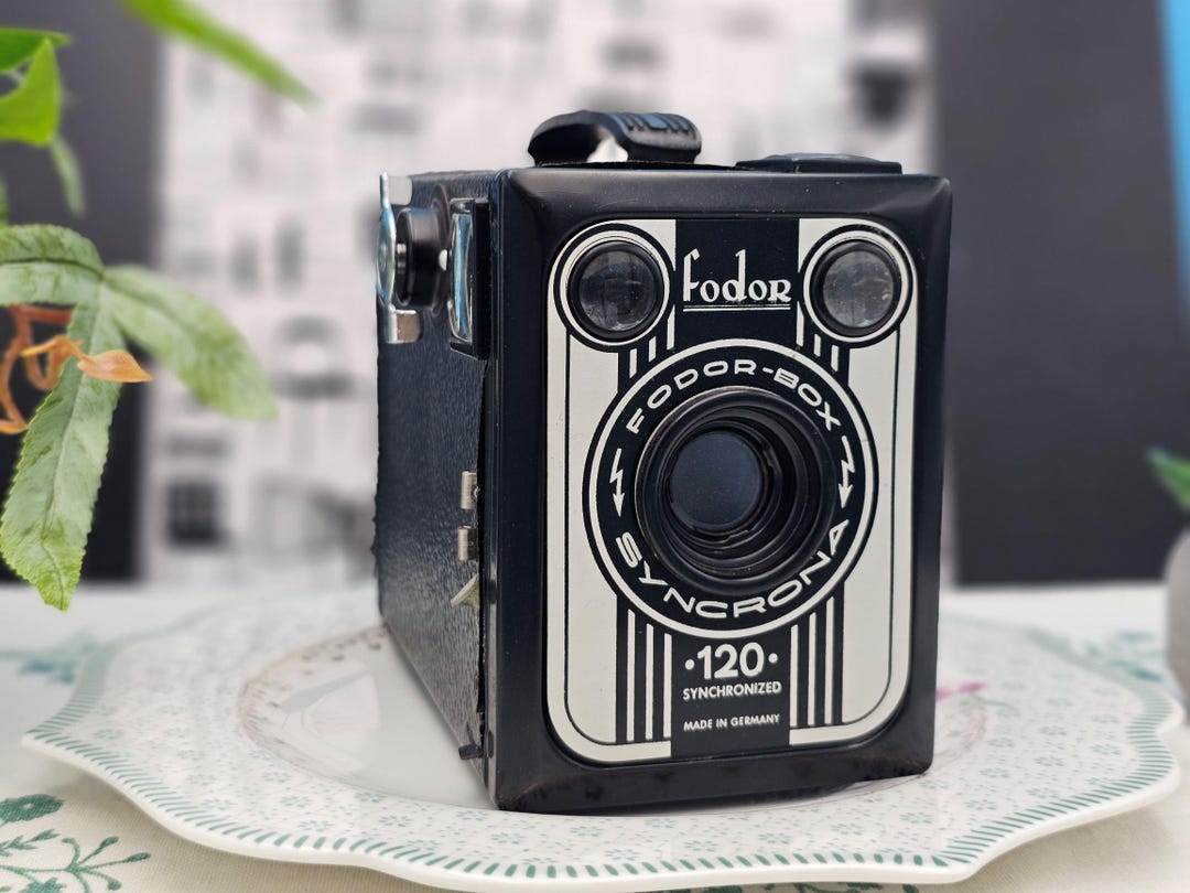 Vintage Old Fodor Box Camera, 6x9 Photo Camera, Antique Camera for ...