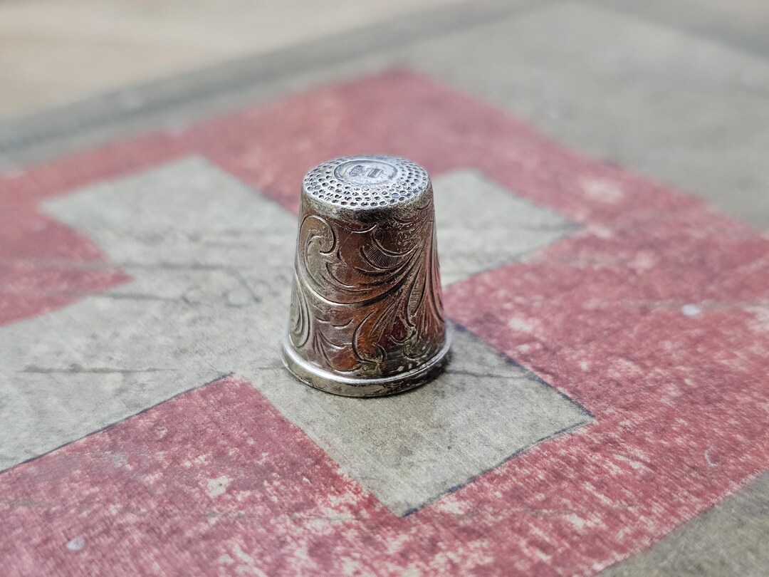 Antique 1800s Silver Thimble Collectible Rare Find - Etsy