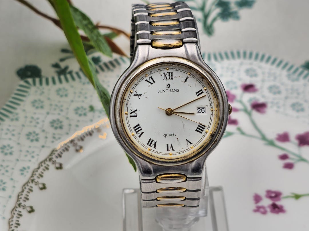 Vintage Junghans Quartz German Made Watch 1980s - Etsy