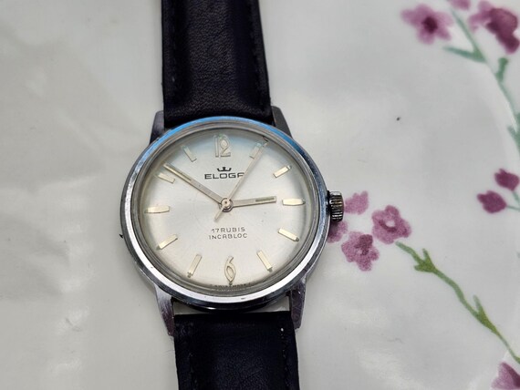 Vintage Swiss Eloga Watch 17 Rubis Mechanical 1960s - Gem