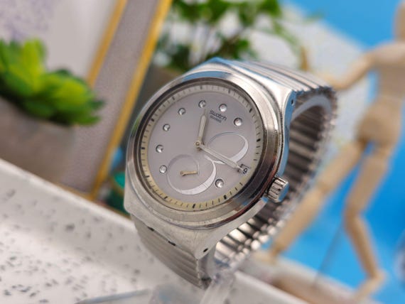 2005 Swatch Irony Stainless Steel Swiss Watch - Gem