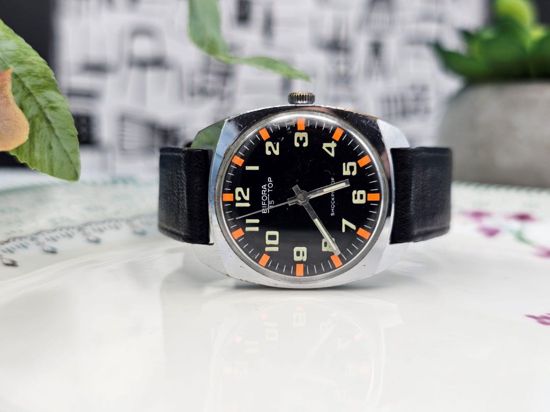 Vintage German Bifora Watch Mechanical 1970s - Etsy