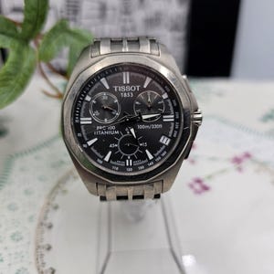 Vintage Tissot PRC 100 Titanium Chronograph Swiss Watch Quartz - Etsy