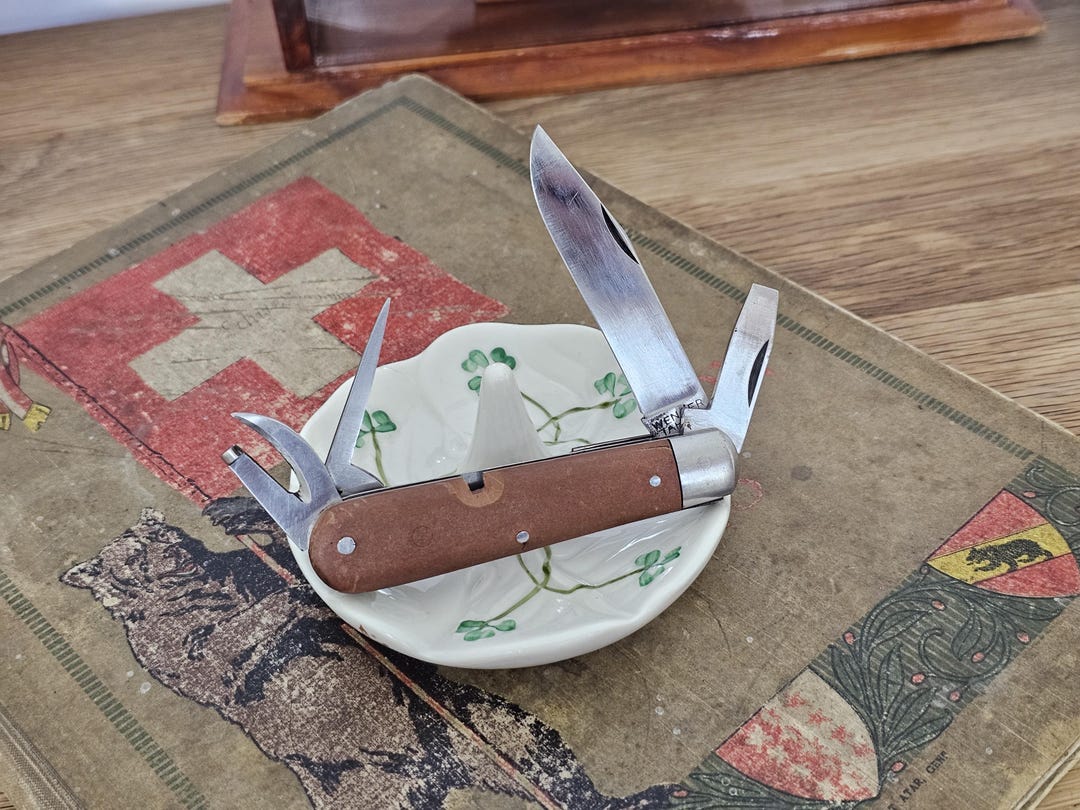 Wenger Tahara P 1920s Vintage Swiss Army Tool Soldier 1908 Model Rare ...