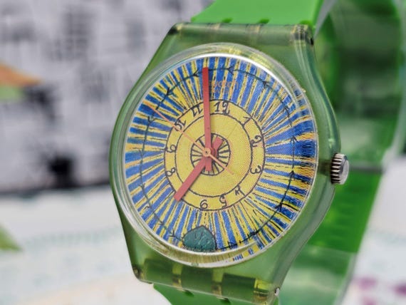 1990s Collectable Swatch Vintage Swiss Watch Quartz - Gem