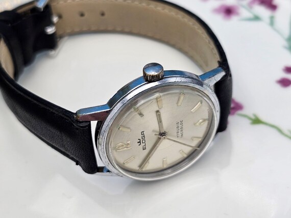 Vintage Swiss Eloga Watch 17 Rubis Mechanical 1960s - Gem