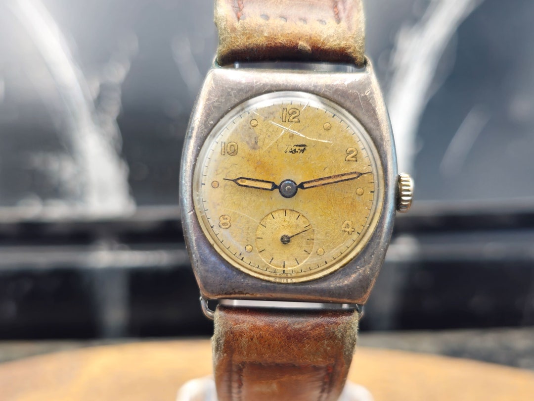 Vintage WW1 Era Tissot Swiss Made Trench Watch 1910s Working World War ...