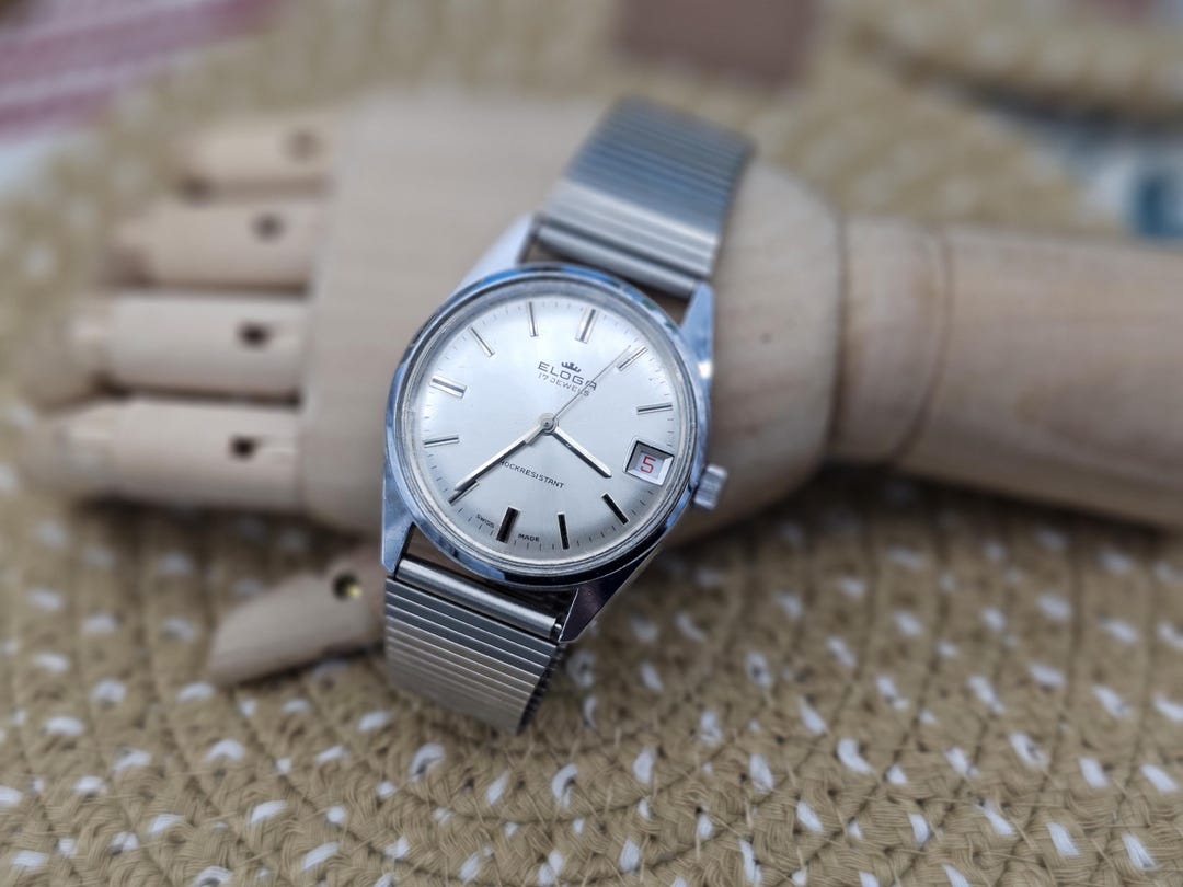 Vintage Swiss Eloga Watch Mechanical 1960s - Etsy Canada