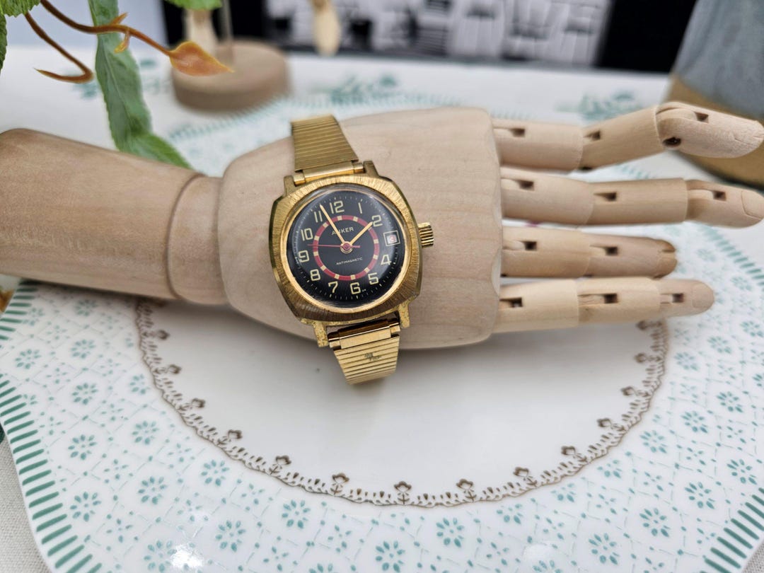 Vintage Anker German Made Gold Plated– Ladys Dress Watch From the 1960s ...