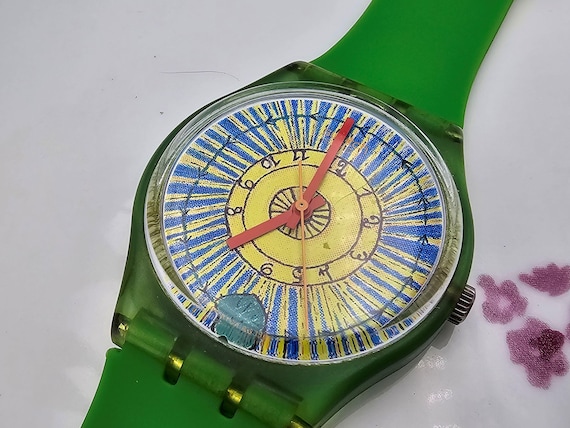1990s Collectable Swatch Vintage Swiss Watch Quartz - Gem