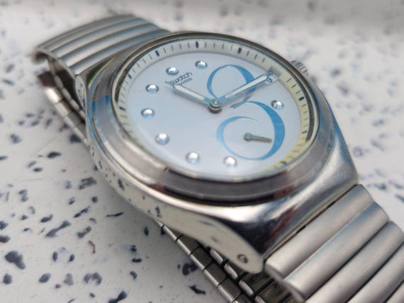 2005 Swatch Irony Stainless Steel Swiss Watch - Gem